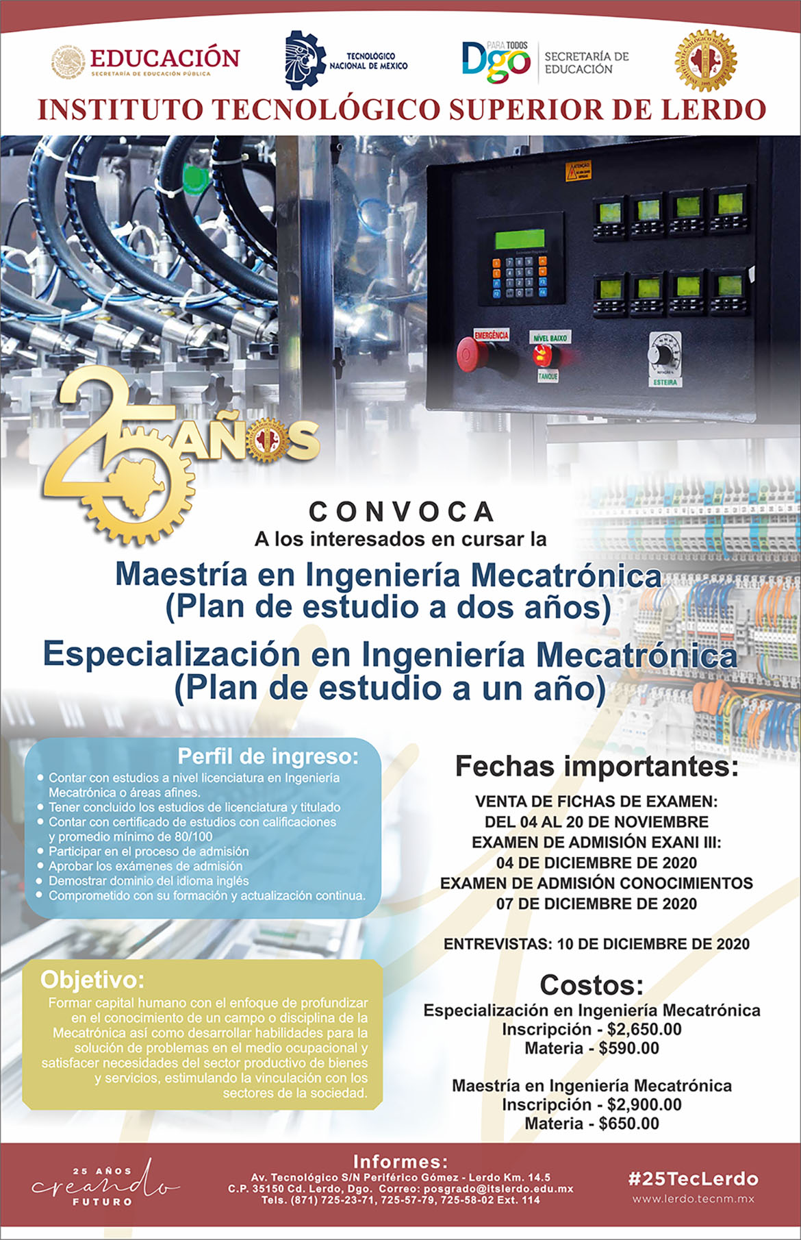 Maestría en Ing. Mecatrónica